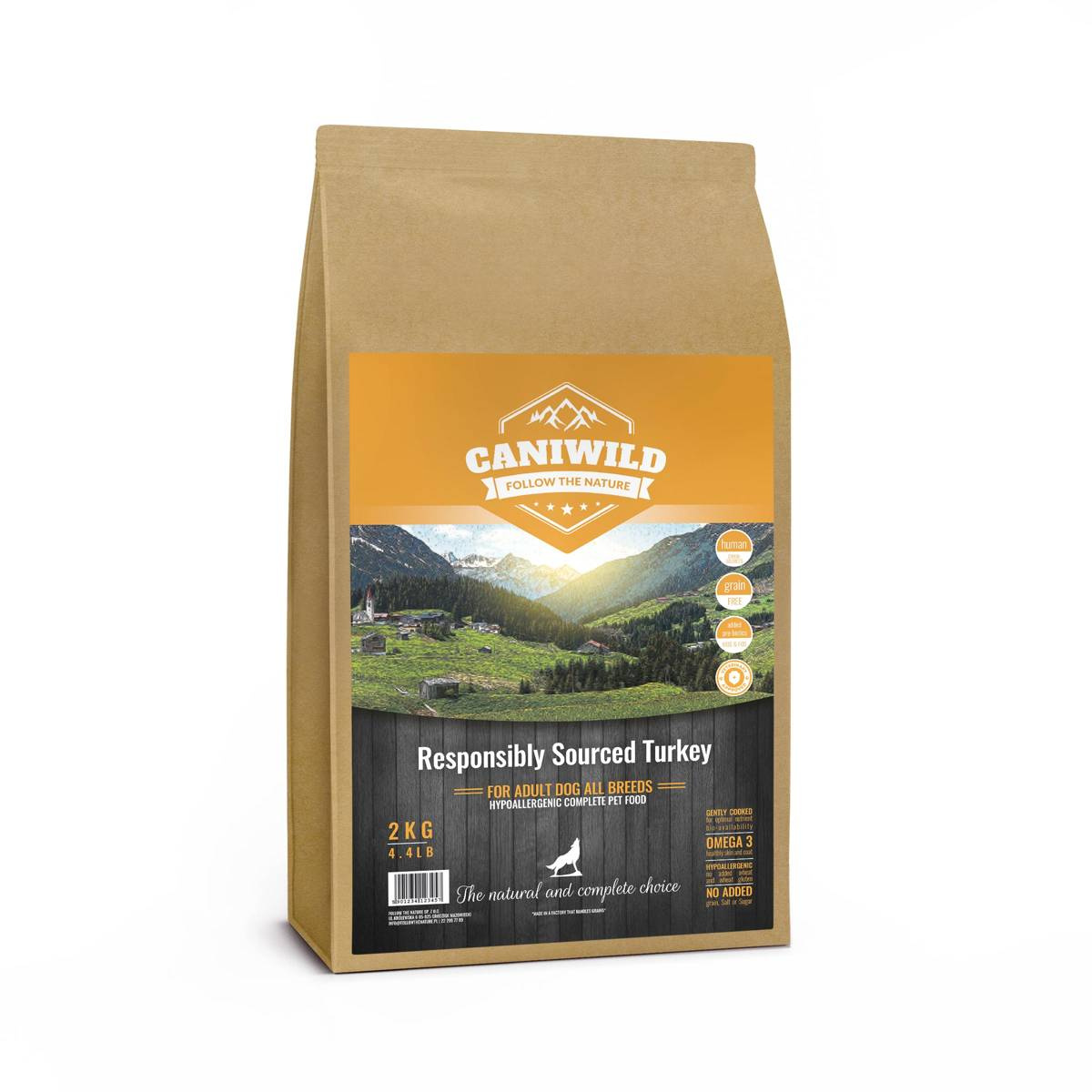 Caniwild Responsibly Sourced™ Turkey Adult 2kg, hipoalergiczna z ...